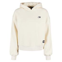 Damen Kapuzenpullover "Starter Black Label Damen"palewei&szlig;, Gr. XS, STARTER Black Label, unifarben, 65% Baumwolle, 35% Polyester, Sweatshirts