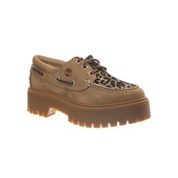 Timberland Moccasins 'Stone Street Boat Shoe Beige -- Women's Boat Shoes in Beige Nubuck Women's' female size 37 Beige