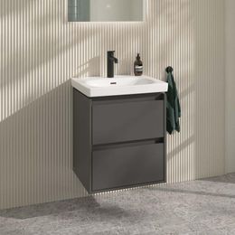 Villeroy & Boch Villeroy & Boch Skyla Schrank mit Waschtisch, 2 Ausz&uuml;ge, 5A5155R1+C79300VR,