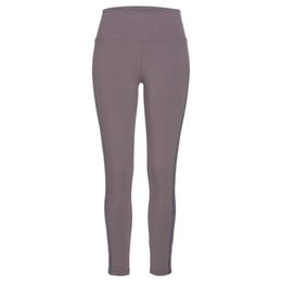 Lascana Active Leggings Damen Gr&ouml;&szlig;e S greige / dunkelgrau / wei&szlig;