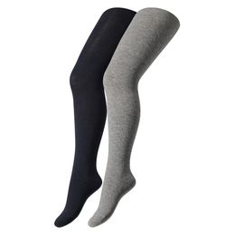 Camano Strumpfhose M&auml;dchen Gr&ouml;&szlig;e 170/176 grau / schwarz