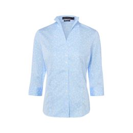 Franco Callegari Bluse in hellblau wei&szlig; - 0079 | Gr.: 42