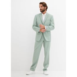 bonprix Anzug in Regular Fit (2-tlg. Set), gr&uuml;n, Gr.56, Klassischer Anzug mit praktischen Taschen und stillvoller Bequembundhose