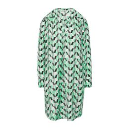 s.Oliver Kleid Damen Gr&ouml;&szlig;e 40 hellgrau / hellgr&uuml;n / schwarz / offwhite Sommerkleid