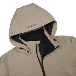 Icepeak Herren Softshelljacke "Icepeak BRIMFIELD"cafe au lait, Gr. 50, Softshell, Obermaterial: 95% Polyester, 5% Elasthan, Jacken, mit abnehmbarer