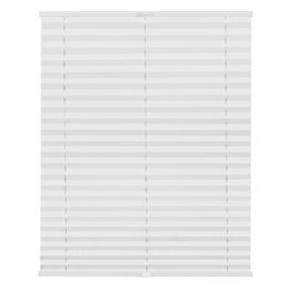 LICHTBLICK Plissee Klemmfix, ohne Bohren, verspannt, Verdunkelung - Wei&szlig;