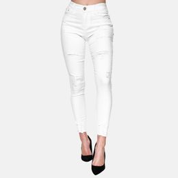 Elara Jeans female size 34 White