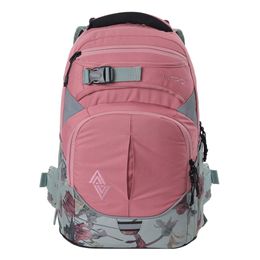 Nitrobags Rucksack 'Superhero' Jungen Gr&ouml;&szlig;e One Size grau / rosa / dunkelrot