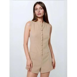 Hiccup Jumpsuit Damen Gr&ouml;&szlig;e XL beige