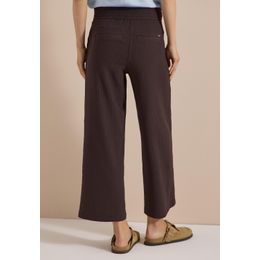 Cecil Damen Stoffhose, braun, Gr. XXL, unifarben, Stoff, 73% Viskose, 25% Polyester, 2% Elasthan, Hosen, High Waist