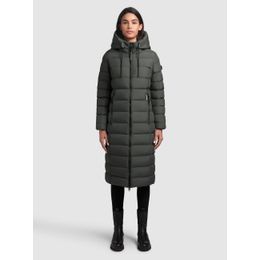 Khujo Damen Steppmantel "SIMMIE", grau, Gr. L, unifarben, 100% Polyester, M&auml;ntel