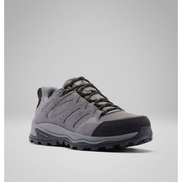 Columbia Herren Wanderschuh "REDMOND IV LOW WATERPROOF", Gr. 44, grau, Leder, Synthetik, Textil, Schuhe, atmungsaktives Innenmaterial, profilierte