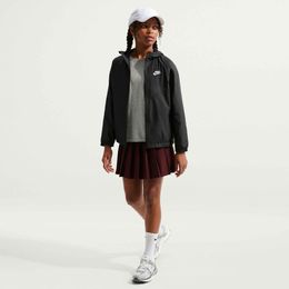 Nike Sportswear Kinder Trainingsjacke "K NSW RPL WR HD JKT", schwarz, Gr. S, unifarben, Interlock, Obermaterial: 100% Polyester, Jacken, F&uuml;r Kinder