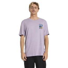 Billabong Herren T-Shirt "Post Cards A/DIV Premium", lila, Gr. XL, Obermaterial: 100% Baumwolle., Shirts