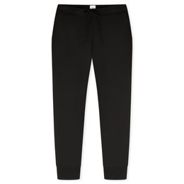 Schiesser Damen Pyjamahose "Mix + Relax", Gr. 38, schwarz, Single Jersey, Obermaterial: 95% Modal, 5% Elasthan, Hosen, weiche Single-Jersey Qulit&auml;t,