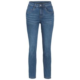 Gina Damen Slim-Jeans mit Used-Waschung