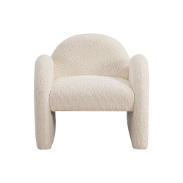 Vente-Unique Sessel, Beige, Textil, Uni, 48x45.5x51 cm, Wohnzimmer, Sessel, Polstersessel