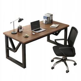 Schreibtisch,, Braun, Holzwerkstoff, 60x75x120 cm, Arbeitszimmer, Schreibtische, B&uuml;rotische