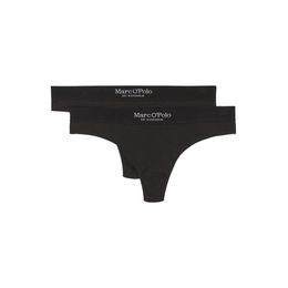 Marc O'Polo Thong 'Iconic Rib' female size L Black / White