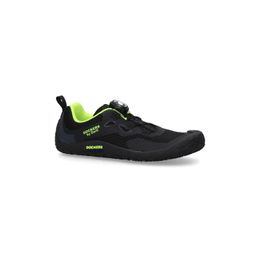 Jungen Barfu&szlig;schuh, Dockers by Gerli, Gr. 35, schwarz, Textil, Schuhe, Halbschuh, Freizeitschuh, Sneaker in bequemer Form
