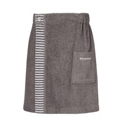 Schiesser Saunakilt, Dunkelgrau, Textil, 55x150 cm, Freizeit, Wellness, Saunat&uuml;cher