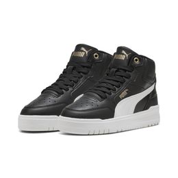Puma Jungen Sneaker "Shuffle Downtown Mid Sneakers Jugendliche", Gr. 36, schwarz-wei&szlig;, Obermaterial: Synthetik, Textil. Futter: Textil. Innensohle:
