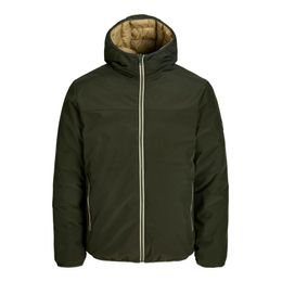 Jack & Jones JACK & JONES Herren Kurzjacke "JJEBROOKLYN REVERSIBLE JACKET SN"rosin, Gr. XS, unifarben, Web, Obermaterial: 100% Polyester, Jacken, Kunstfaser,