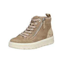 Paul Green Damen Sneaker "Paul Green Sneaker Leder", Gr. 38, beige, Leder, Schuhe