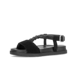Gabor Damen Riemchensandale "Riemchensandale", Gr. 40, schwarz, Schuhe