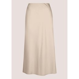 Madeleine Mode MADELEINE Damen Midirock "Midirock Midi Satinrock f&uuml;r elegante Anl&auml;sse", grau, Modern, Gr. 42, Obermaterial: 100% Polyester PES., R&ouml;cke, Satin