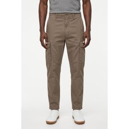 Jack & Jones JACK & JONES Herren Cargohose "JPSTKANE FRANK CARGO NOOS", beige, Gr. 36, unifarben, Web, Obermaterial: 98% Baumwolle, 2% Elasthan, Hosen,