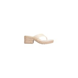 Calvin Klein T-Bar Sandals 'Beta' female size 37 Cream