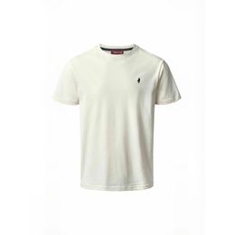 MCS Herren Kurzarmhemd "MCS T-shirt MCOhio", beige, Gr. XXXL, Obermaterial: 100% Baumwolle, Hemden