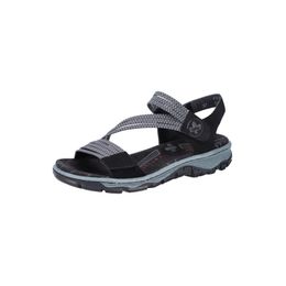 Rieker Hiking Sandals female size 39 Dark grey / Black / White