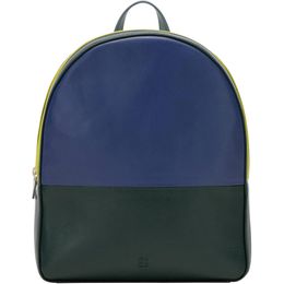 DuDu Rucksack 'City' Herren Gr&ouml;&szlig;e One Size blau / gelb / dunkelgr&uuml;n