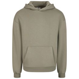 Urban Classics Herren Kapuzenpullover "Urban Classics Fluffy Hoody"paleolive, Gr. XXL, unifarben, 70% Baumwolle, 30% Polyester, Pullover