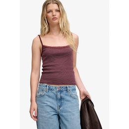 Superdry & Co Top 'Athletic Essential' female size L Blood red / White