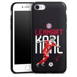 DeinDesign iPhone SE (2020) Handy Slim Case extra d&uuml;nn Silikon Handyh&uuml;lle schwarz H&uuml;lle Official Licensed Product Fcb Lennart Karl Silikon Slim Case