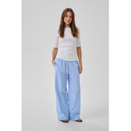 My Essential Wardrobe Casual Hose SkyeMW Casual fit in Silver Lake Blue Striped | Gr.: 34