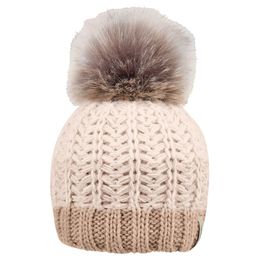 Sterntaler Strickm&uuml;tze Farbverlauf in beige | Gr.: 51 cm