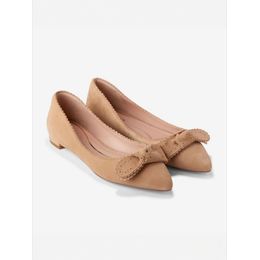 Cole Haan Ballerina 'BELLPORT BOW' Damen Gr&ouml;&szlig;e 38 braun Sommerschuhe