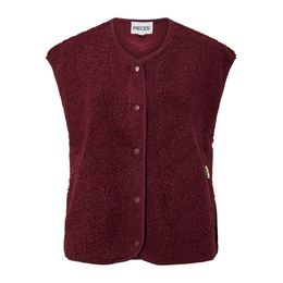Pieces Weste in Tawny Port | Gr.: M