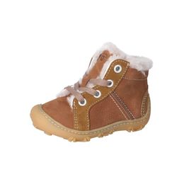 Pepino Lauflern Schn&uuml;rstiefel Warmfutter Barfu&szlig;schuh in braun | Gr.: 23