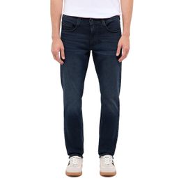 Mustang Herren Slim-fit-Jeans "Herren Style Oregon Slim"802 dunkelblau, Gr. 36, unifarben, Denim/Jeans, 99% Baumwolle, 1% Elasthan, Jeans