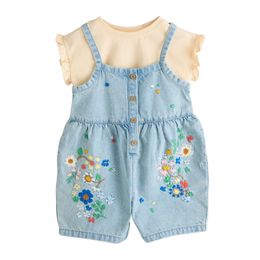 next Set M&auml;dchen Gr&ouml;&szlig;e 92 beige / royalblau / blue denim / gr&uuml;n