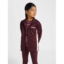 Hummel Rei&szlig;verschluss Jacke Hmljr Chevron Lebensstil Kinder in WINETASTING | Gr.: 122/128