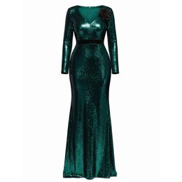 Goddiva Kleid Damen Gr&ouml;&szlig;e 46 dunkelgr&uuml;n Sommerkleid