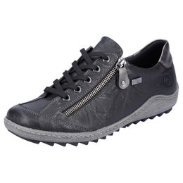 Remonte Schn&uuml;rschuh 'R1402' Damen Gr&ouml;&szlig;e 42 schwarz / silber Sommerschuhe