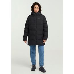 Jack Wolfskin Damen Steppmantel "FROZEN PALACE LONG JKT W RDS", schwarz, Gr. XXL, Obermaterial: 100% Polyester. F&uuml;llung: 100% Polyester. Wattierung: