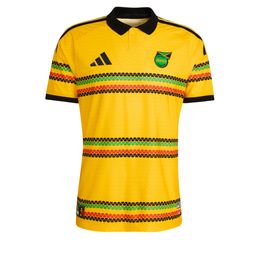 adidas Performance Jersey 'Jamaika 26 x Bob Marley Authentic' male size XXL Curry / Green / Red / Black